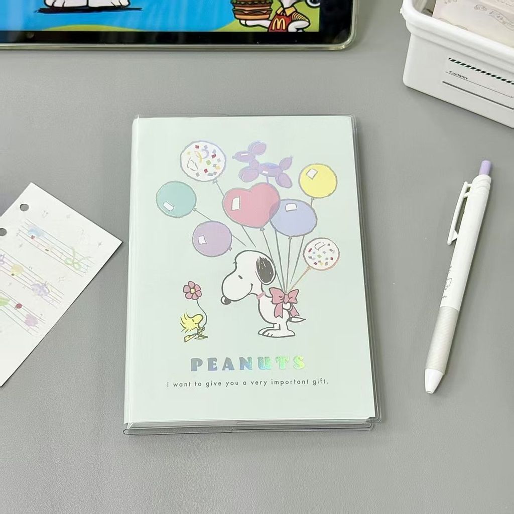 Color Balloon Snoopy 2026 Schedule Book High-value Cute Coloring Page ...