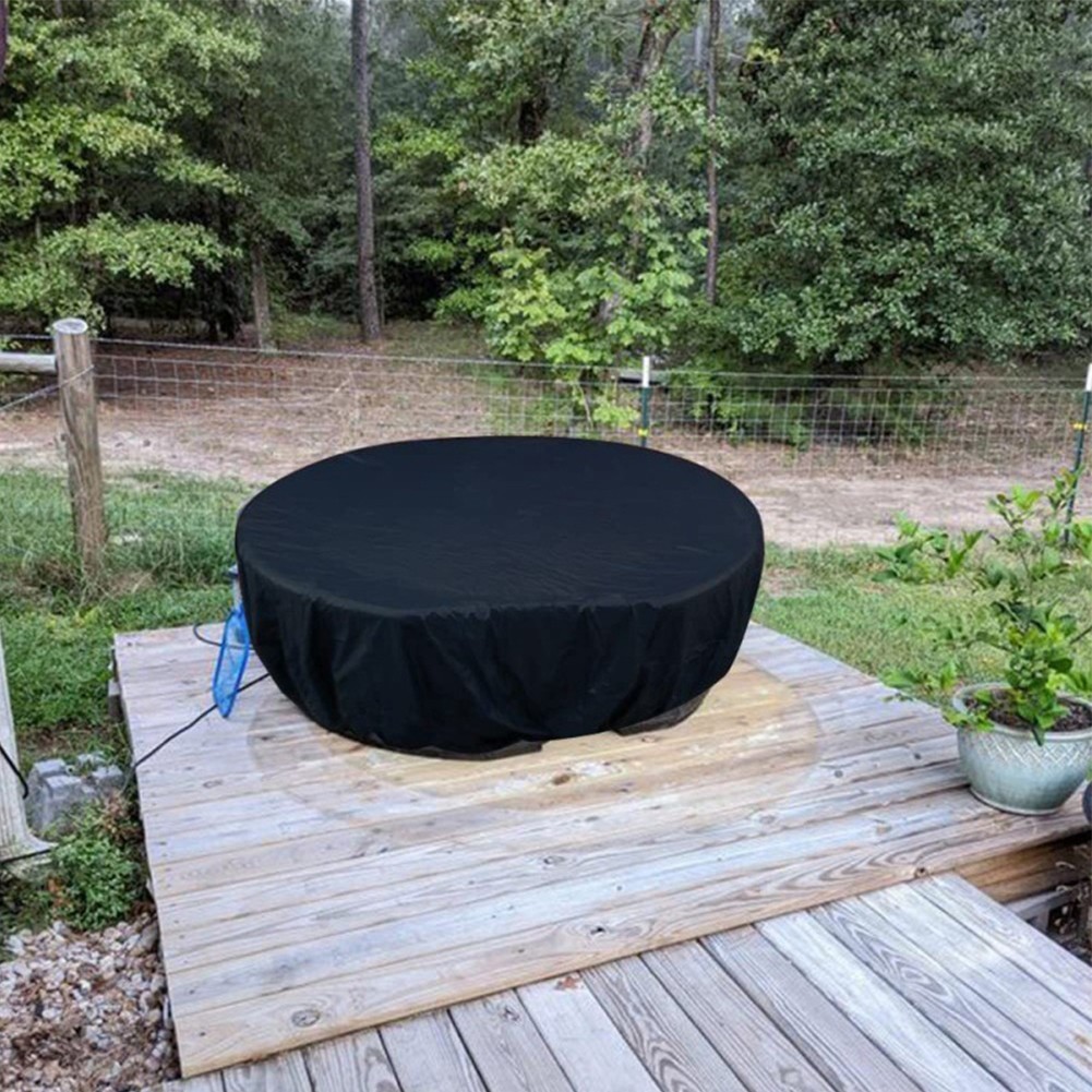 LOMC|Stock Tank Cover Oval Ice Bath Cover Gallon Basin Made of 210D ...