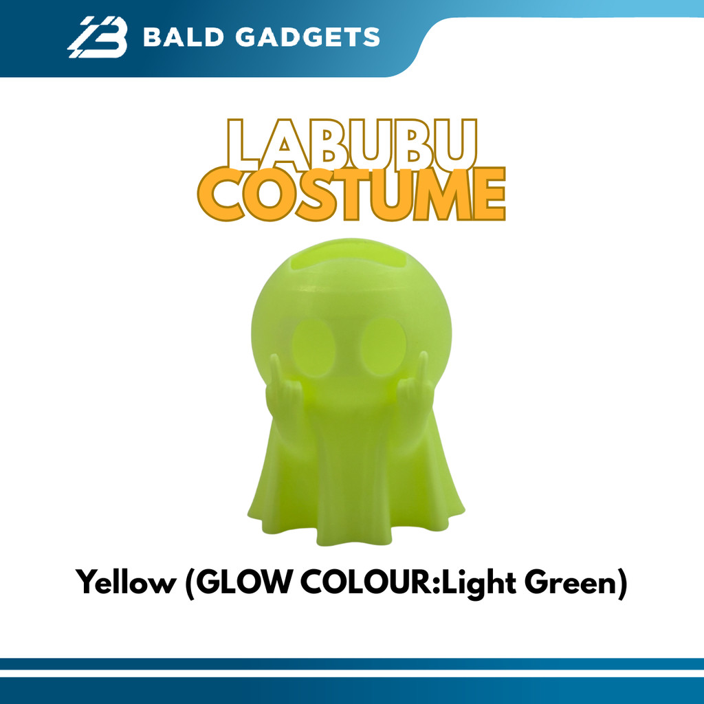 Labubu V4 Costume Cover – Vibrant Glow-in-the-Dark Shell for Labubu ...