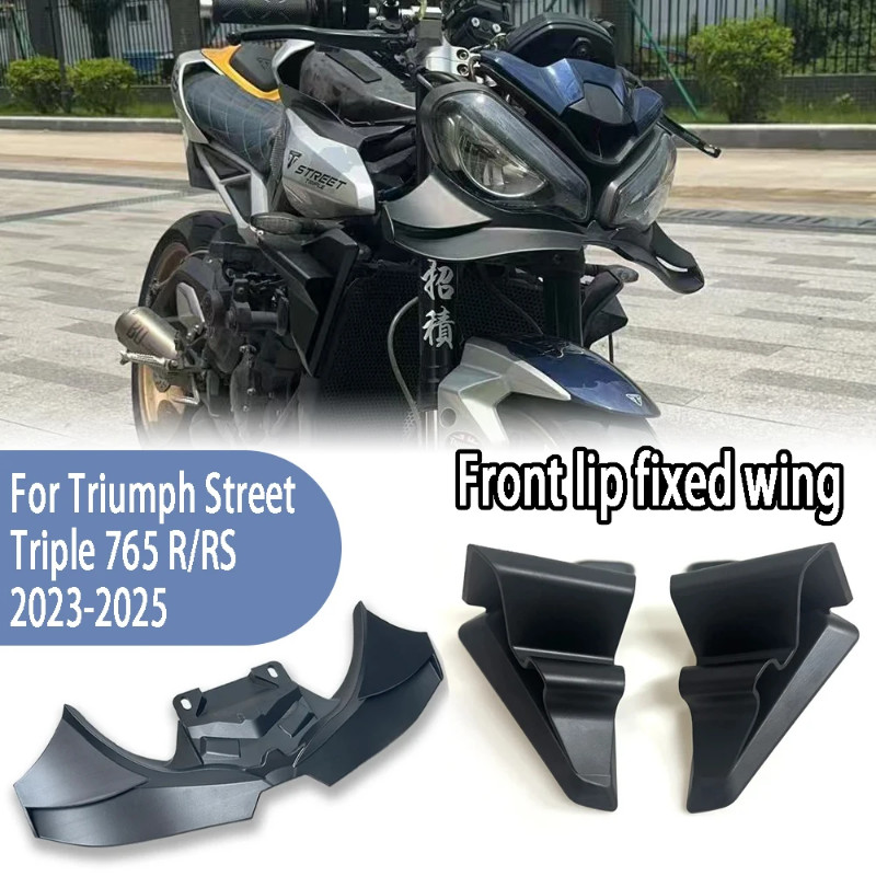 For Triumph Street Triple 765 S R RS 2023 2024 2025 Front lip wing ...