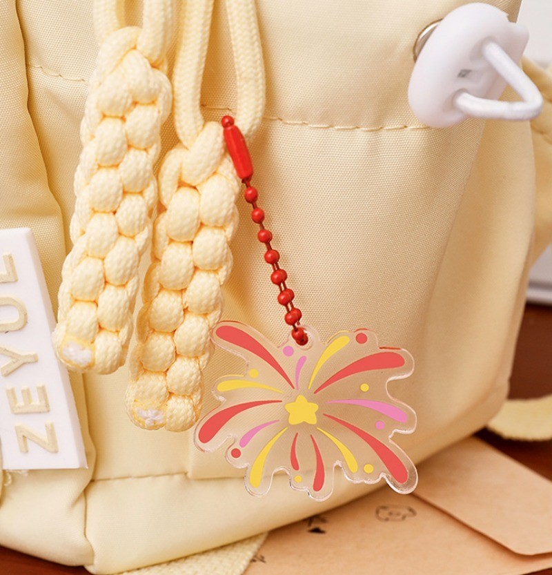 [FSA]15Pcs Acrylic Fireworks Keychain | Prosperity Symbol for New Year ...