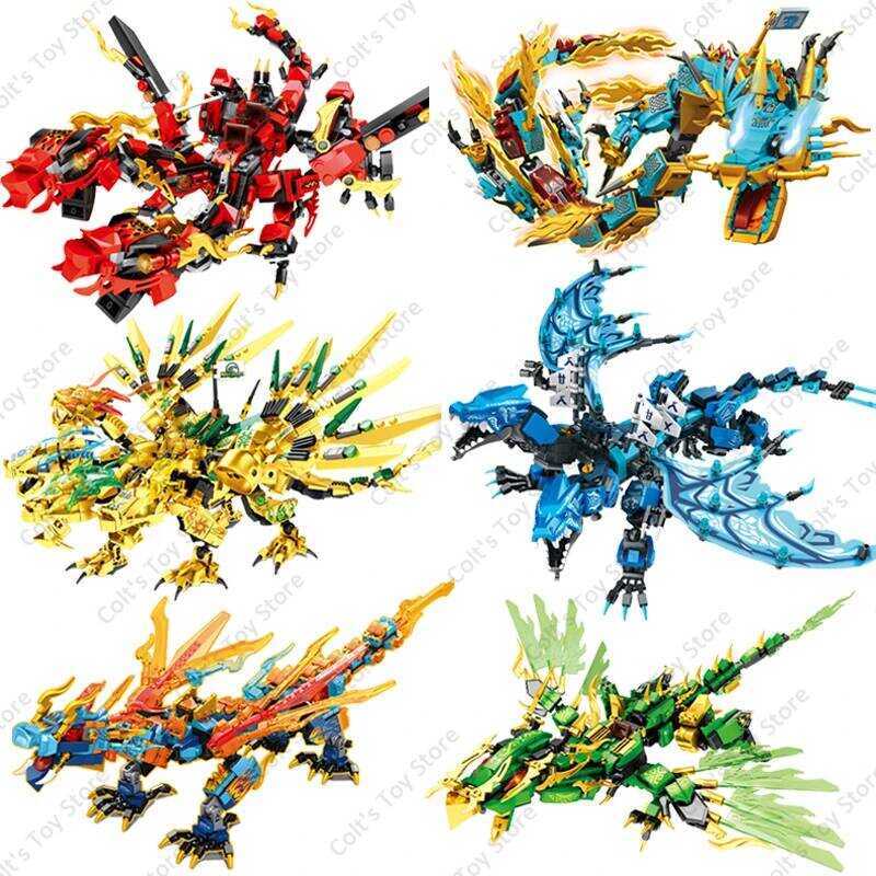 New Legendary Lloyd en Ultra Dragon Building Blocks Classic Anime ...