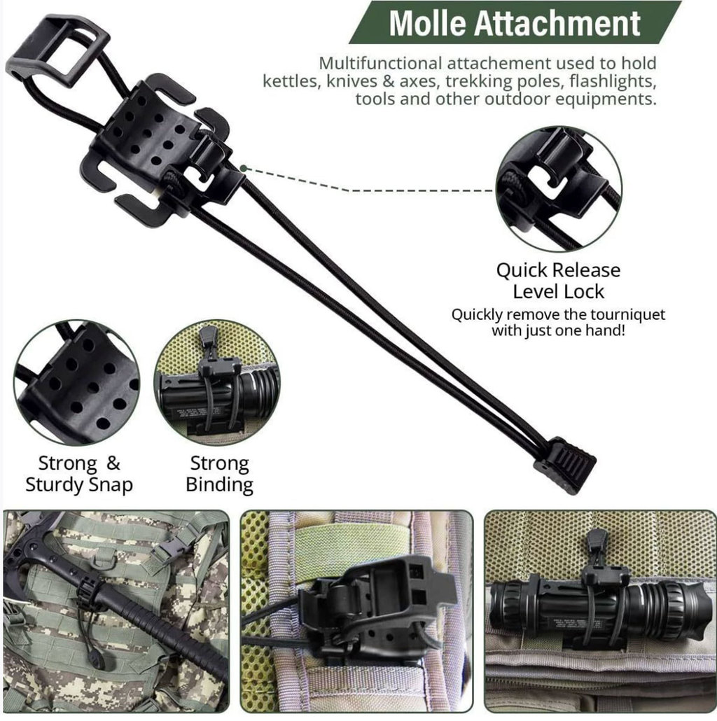 CameraGear Molle Attachments Backpack Hanging Buckle for Molle Backpack ...