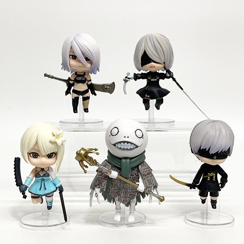 Game 5pcs/set NieR YoRHa 2B A2 PVC Figure Model Toy | Shopee Malaysia