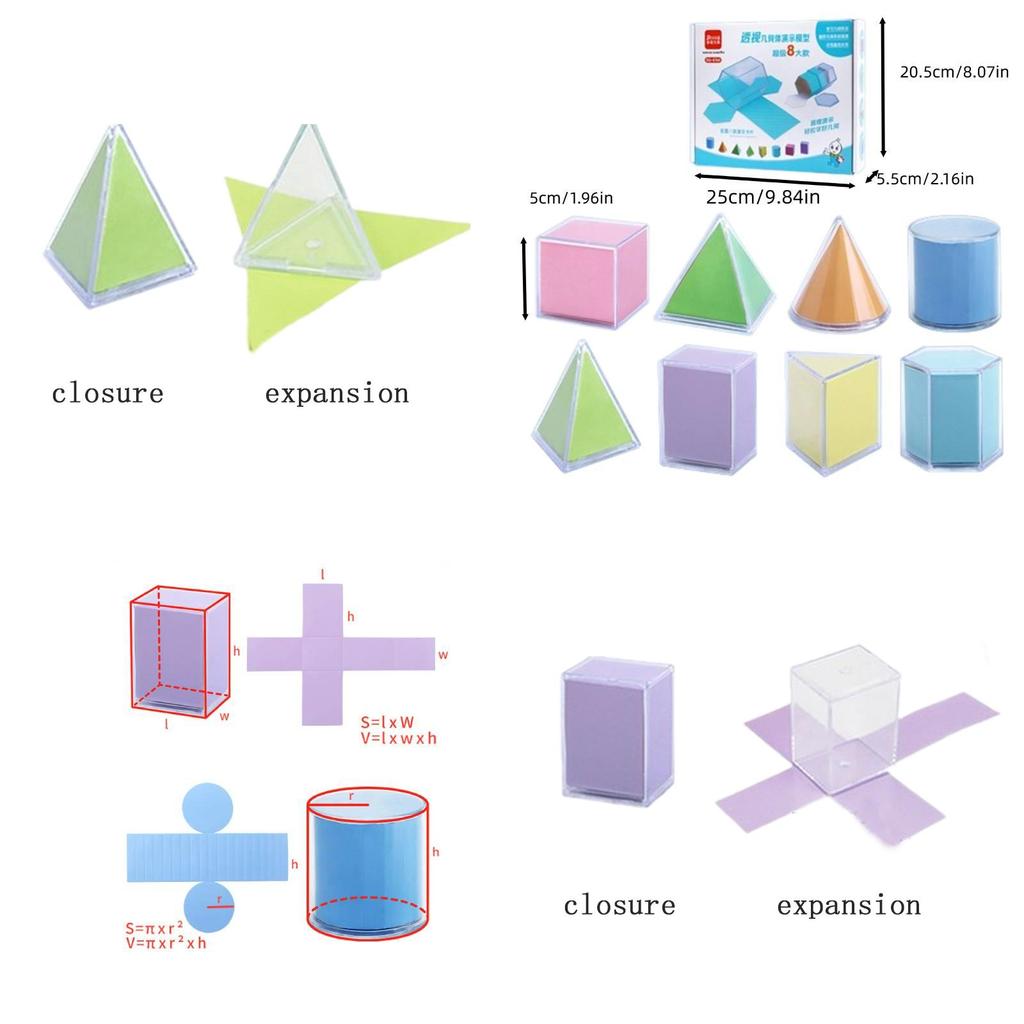 Geometry Engaging Math Toy Set Enhance Spatial Reasoning Visual And ...