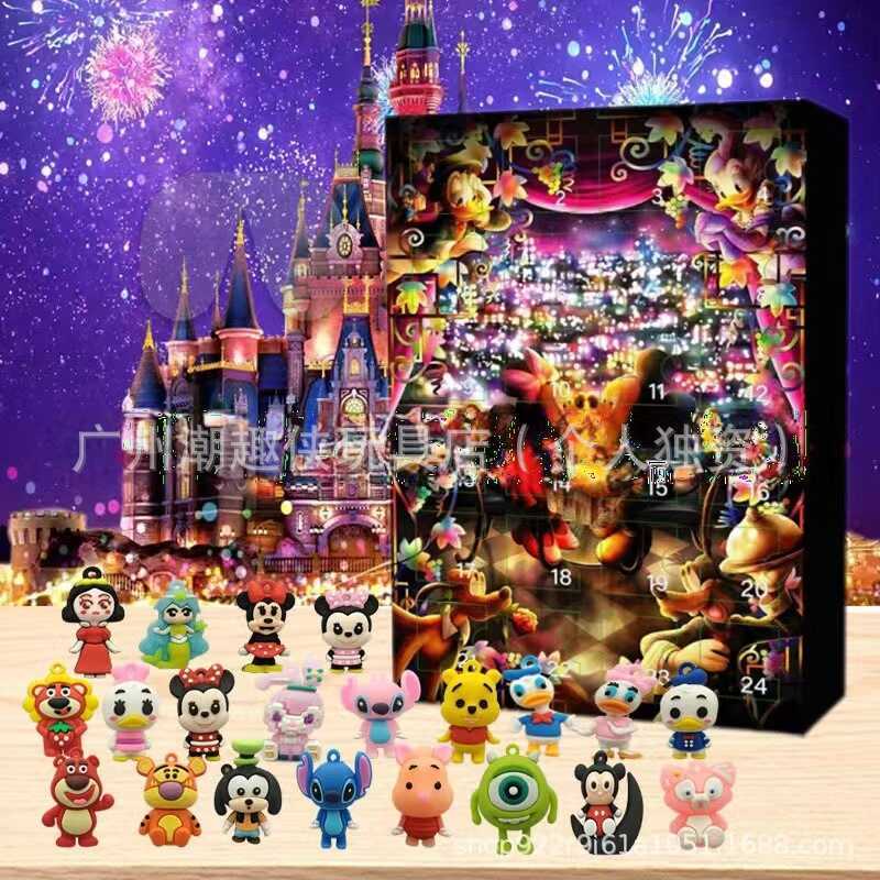 Christmas Advent Calendar 24 Countdown Disney Mickey Ornaments Mickey ...