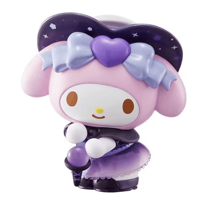 Sanrio Kuromi My Melody Blind Box Collectible Set – Punk Black Bunny ...