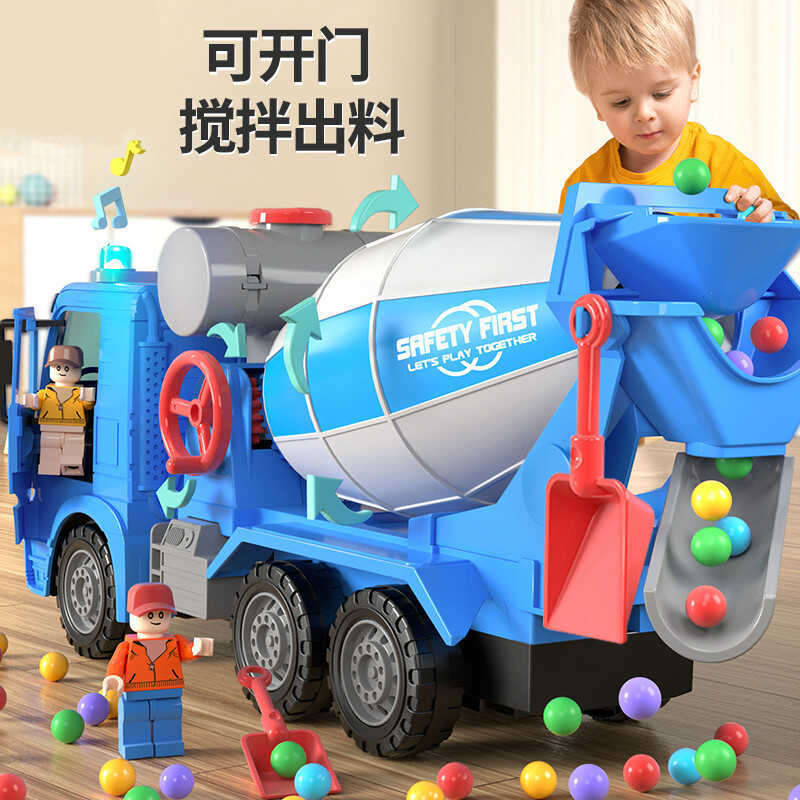 Educational Inertial Engineering Vehicle Mixable Mixer Truck Cement ...