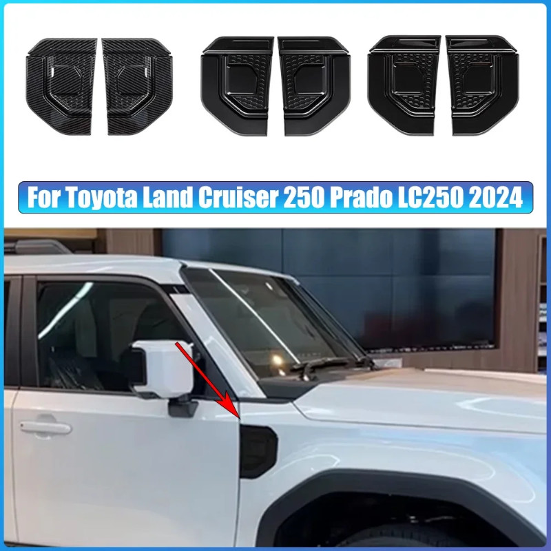 Carbon Fiber Car Side Fender Cover Trim Decoration for Toyota Land ...