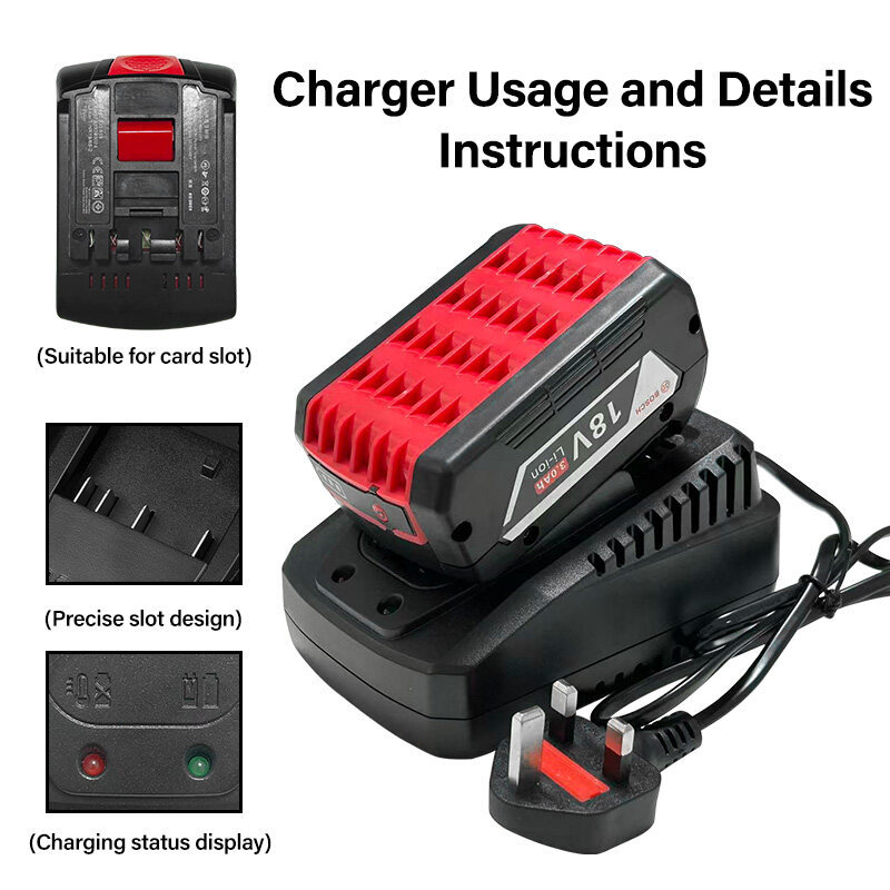 Bosch 18V 3.0Ah Rechargeable Li-ion Battery 18V Power tool Backup ...