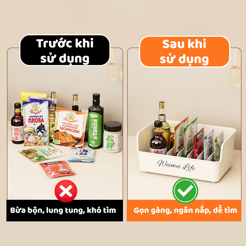 Plastic Kitchen Spice Tray - Smart, Neat, Easy to Observe and Spill ...