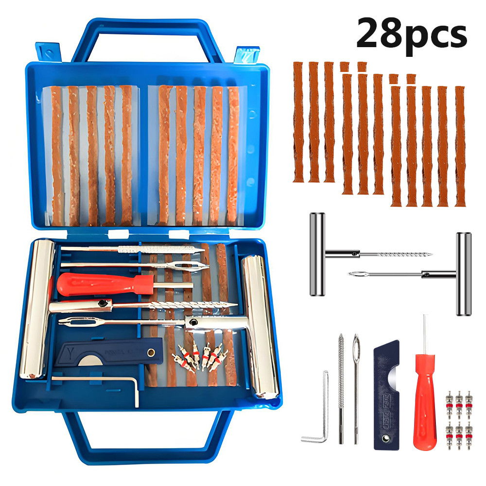 Automobile Car Tire Tire Tyre Puncture Repair Mini Tool Kit Tire Repair ...