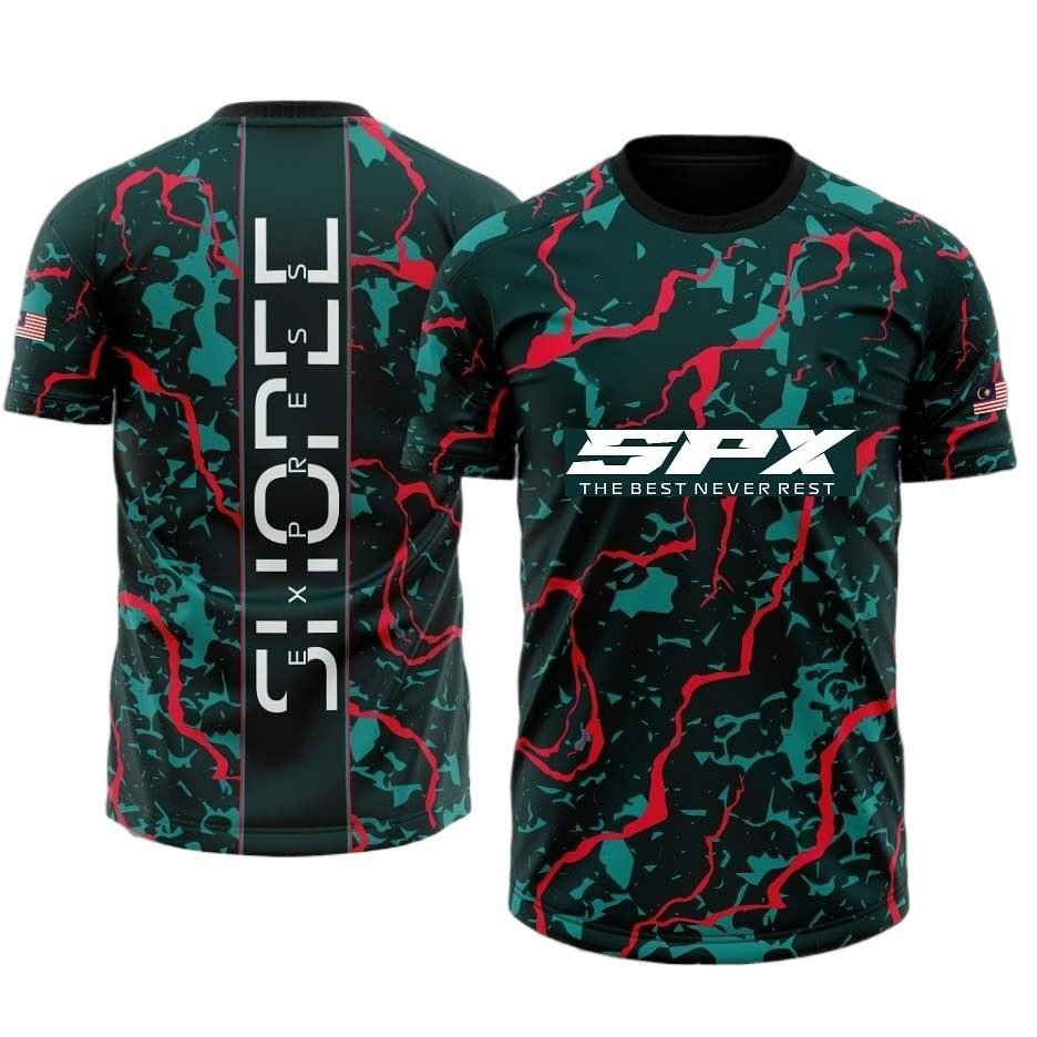 2025 SPX Express Design Sublimation Ultra fine Fiber V-neck Short ...