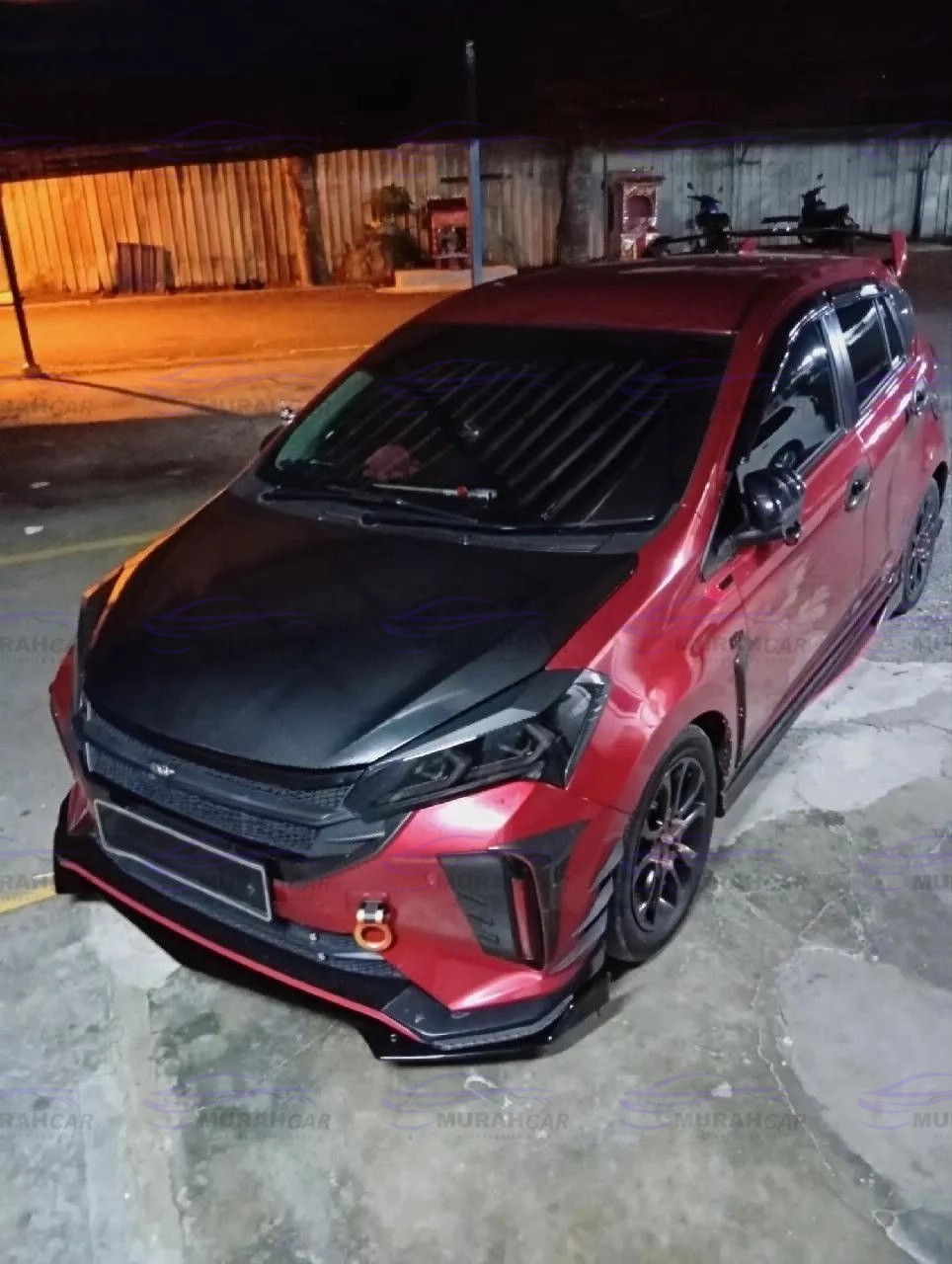 Perodua Myvi 2022-2025 Front Bumper Diffuser Lip Wrap Angle Splitters ...