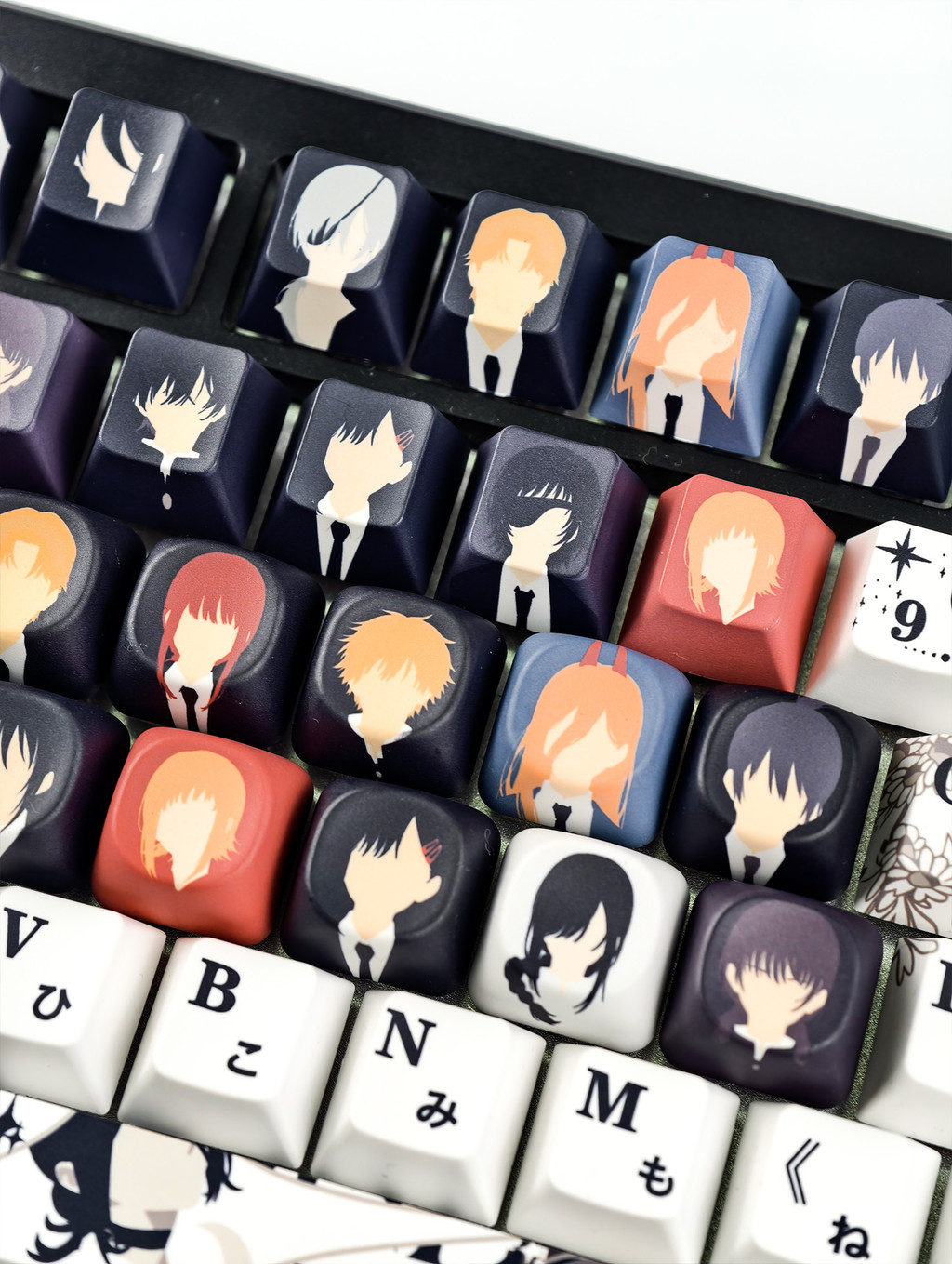 MAIMOOO Chainsaw Man Keycap MOA/Cherry Profile 16pcs PBT Mechanical ...