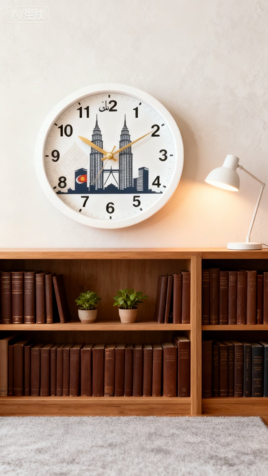 10 inch 25Cm Wall Clock Living Room Clock Bedroom Clock Silent Design ...