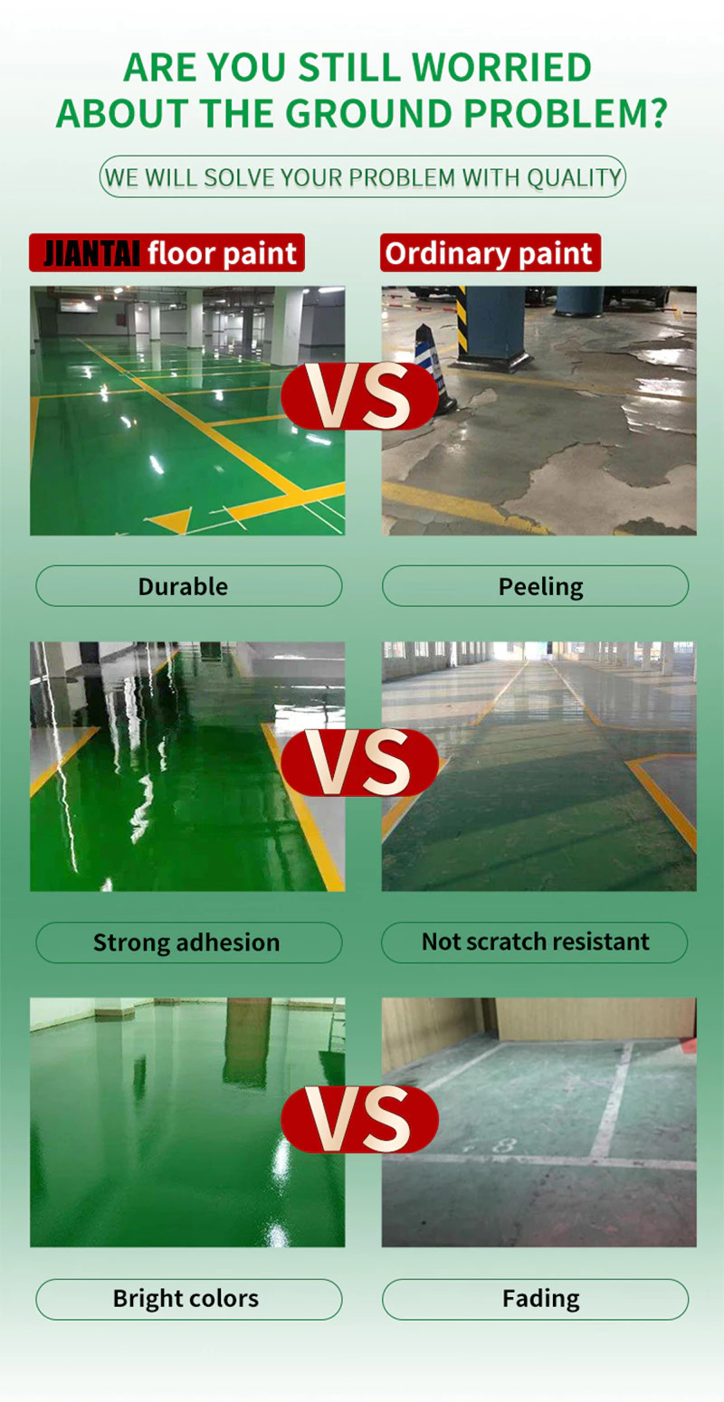 【Free full set of tools】0 Formaldehyde Epoxy floor paint waterproof cat ...