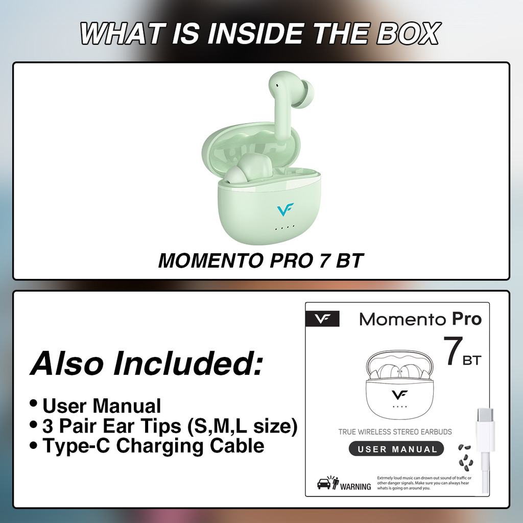 Momento Pro 7 BT True Wireless Earbuds | Quad-Mic ENC | ANC | 20 H ...