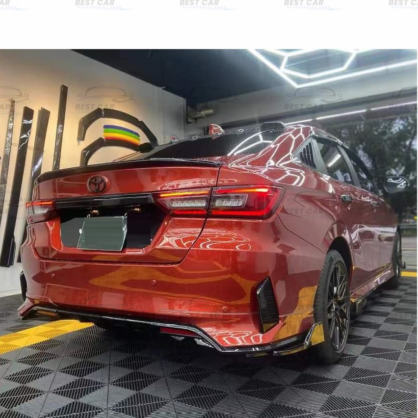 Toyota Vios 2023-2025 Front Bumper Diffuser Lip Wrap Angle Splitters ...