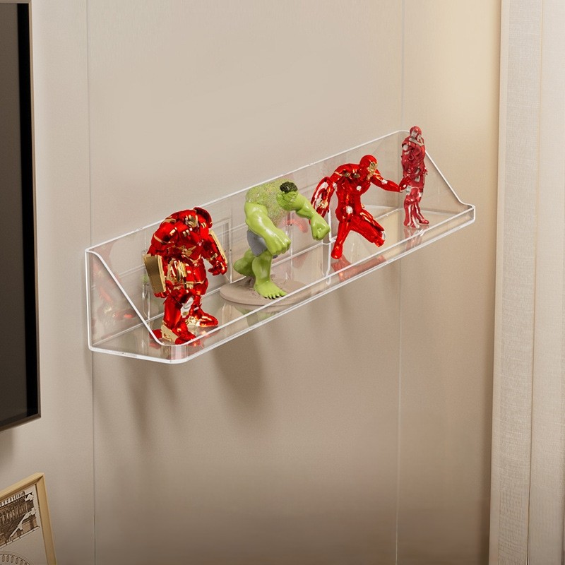 Fully Upgraded Wall Mounted Transparent Acrylic Toy Display Rack for ...