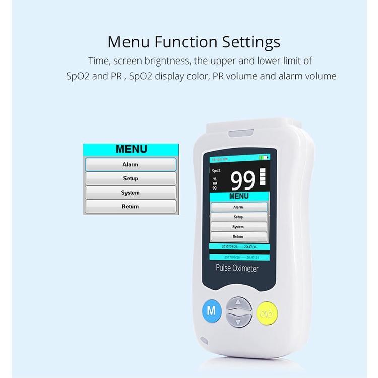 Portable Digital Handheld Pulse Oximeter with Finger Probe Continuous ...