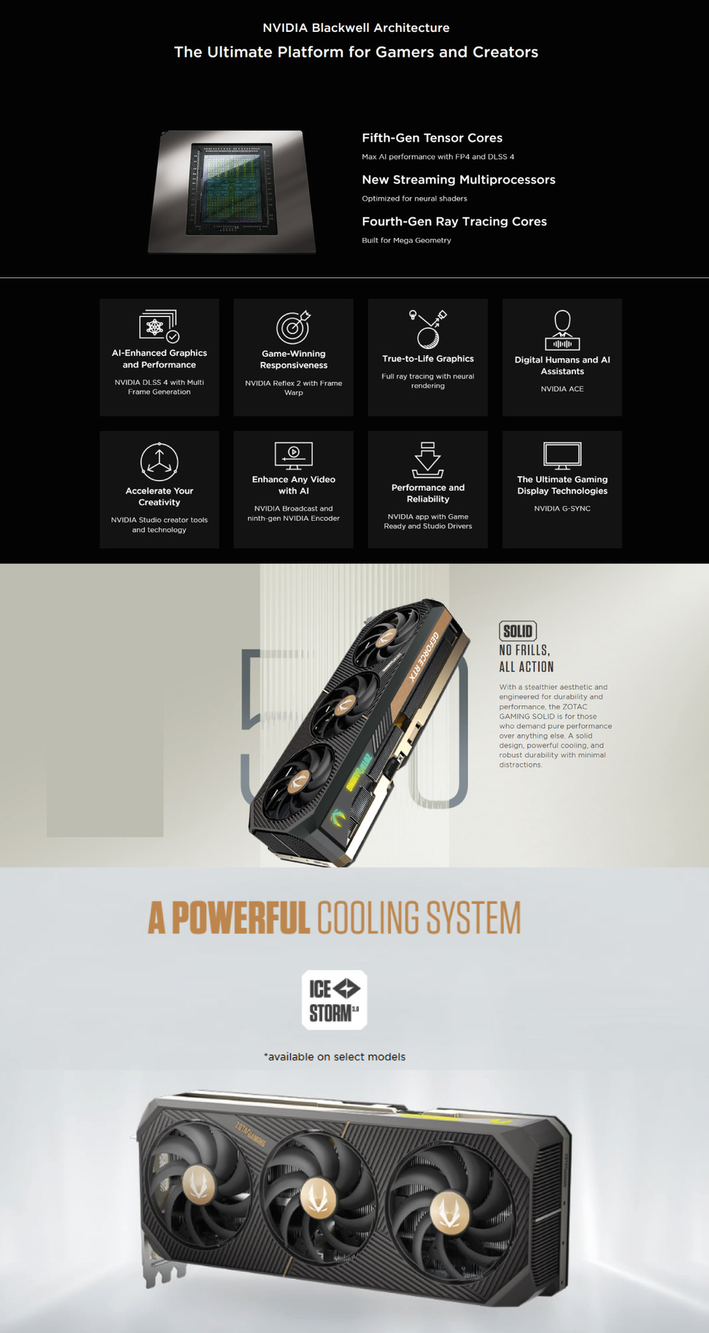 ZOTAC Gaming GeForce RTX 5070 SOLID OC 12GB GDDR7 Graphics Card | ZT ...