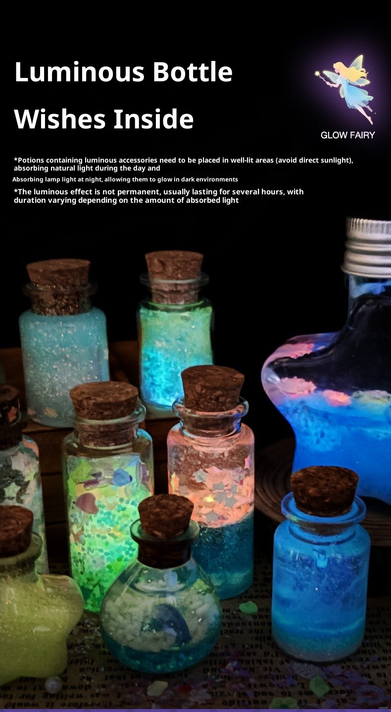 Glow-in-the-Dark Magic Potion DIY Kit for Kids – Fairy & Wizard Craft ...