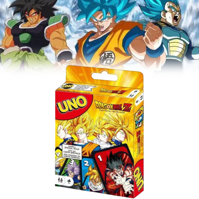 Uno Dragon Ball Z Cards For Visual Stimulation And Social Interaction ...