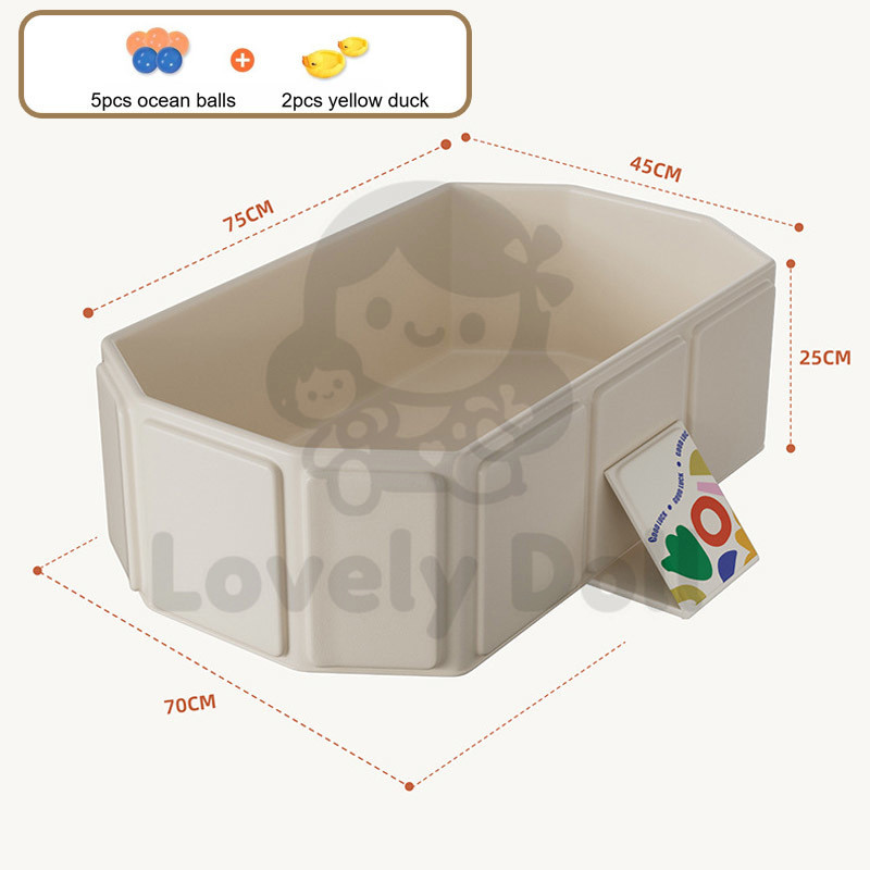 Foldable Baby Bathtub Toddlers Portable Collapsible Bath Tub Extra ...