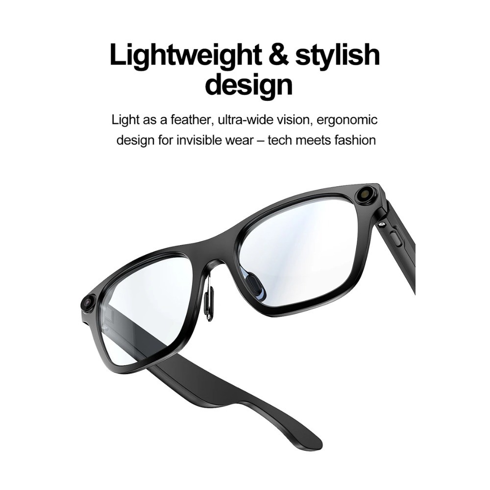 New S336 Smart AI Glasses HD Shooting Listening Call Recording Video ...