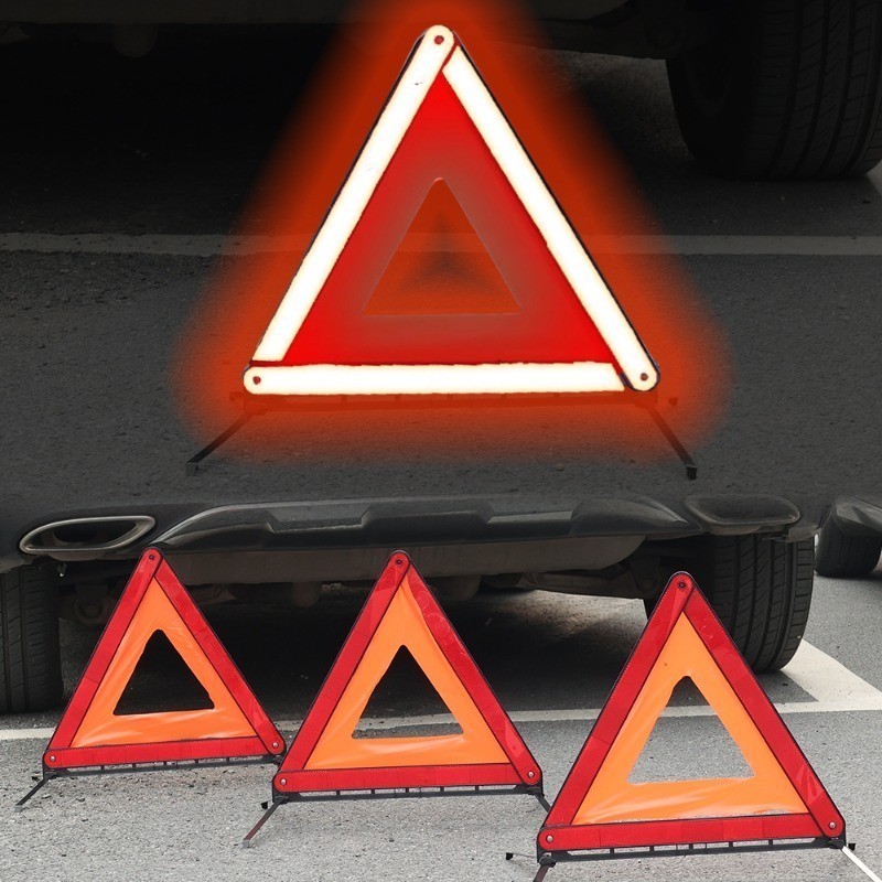 MOTEX Car Road Warning Safety Road Sign Emergency Reflective Triangle ...