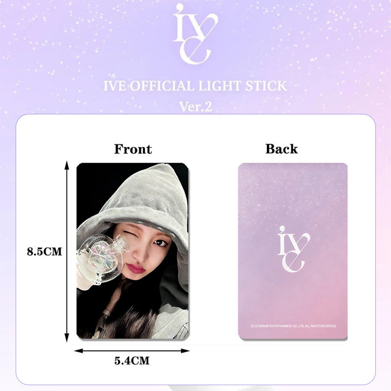 Kpop Idol IVE Second Generation Fanlight Cards Postcards Special ...
