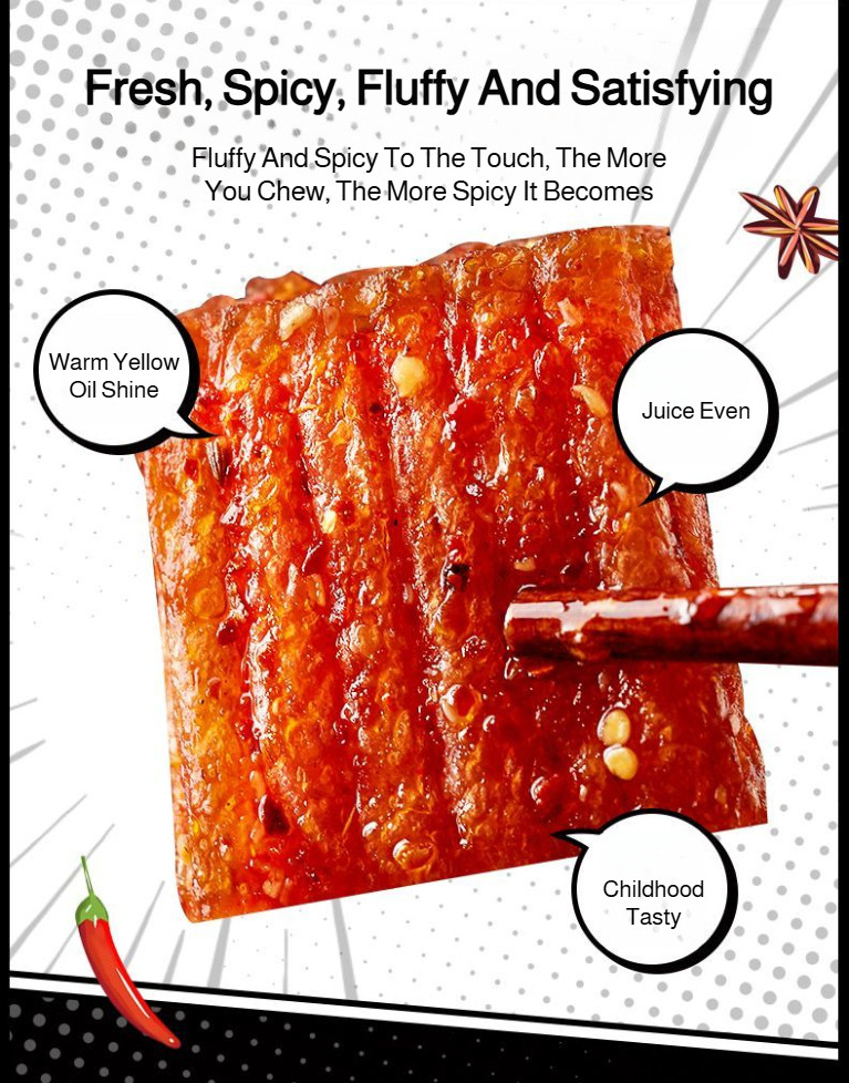 【35 packs】]Latiao Spicy Stick Snack Halal Chinese Spicy Snacks Spicy ...