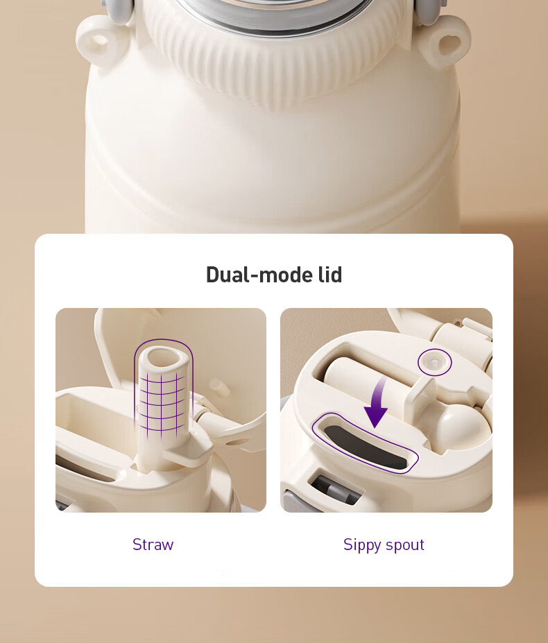 Philips AVENT Kids' Handheld Thermal Flask Dual-mode Lid SUS316 ...