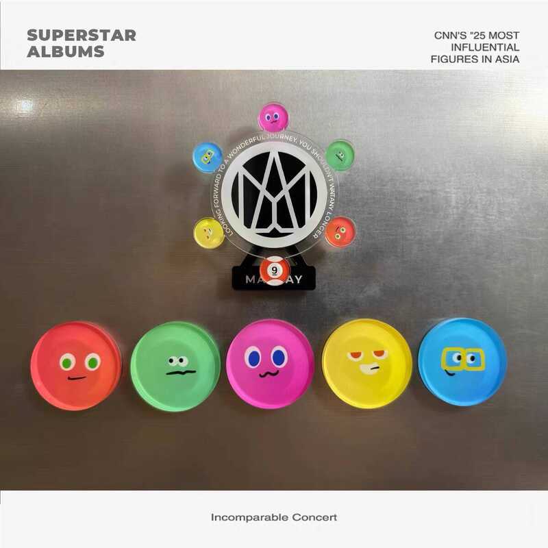 MAYDAY MAYDAY Five Balls Album Cover Refrigerator Stickers Magnetic ...
