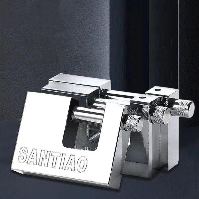 Heavy Duty Rectangular Padlock Reinforced Shackle Anti-Cut Waterproof ...