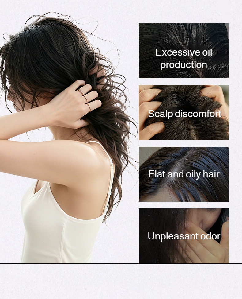🔥5S Oil Removal🔥【Quick Dry/Fluffy Hair/Scalp Care】LeaveIn Shampoo Scalp Care Natural Fluffy ...