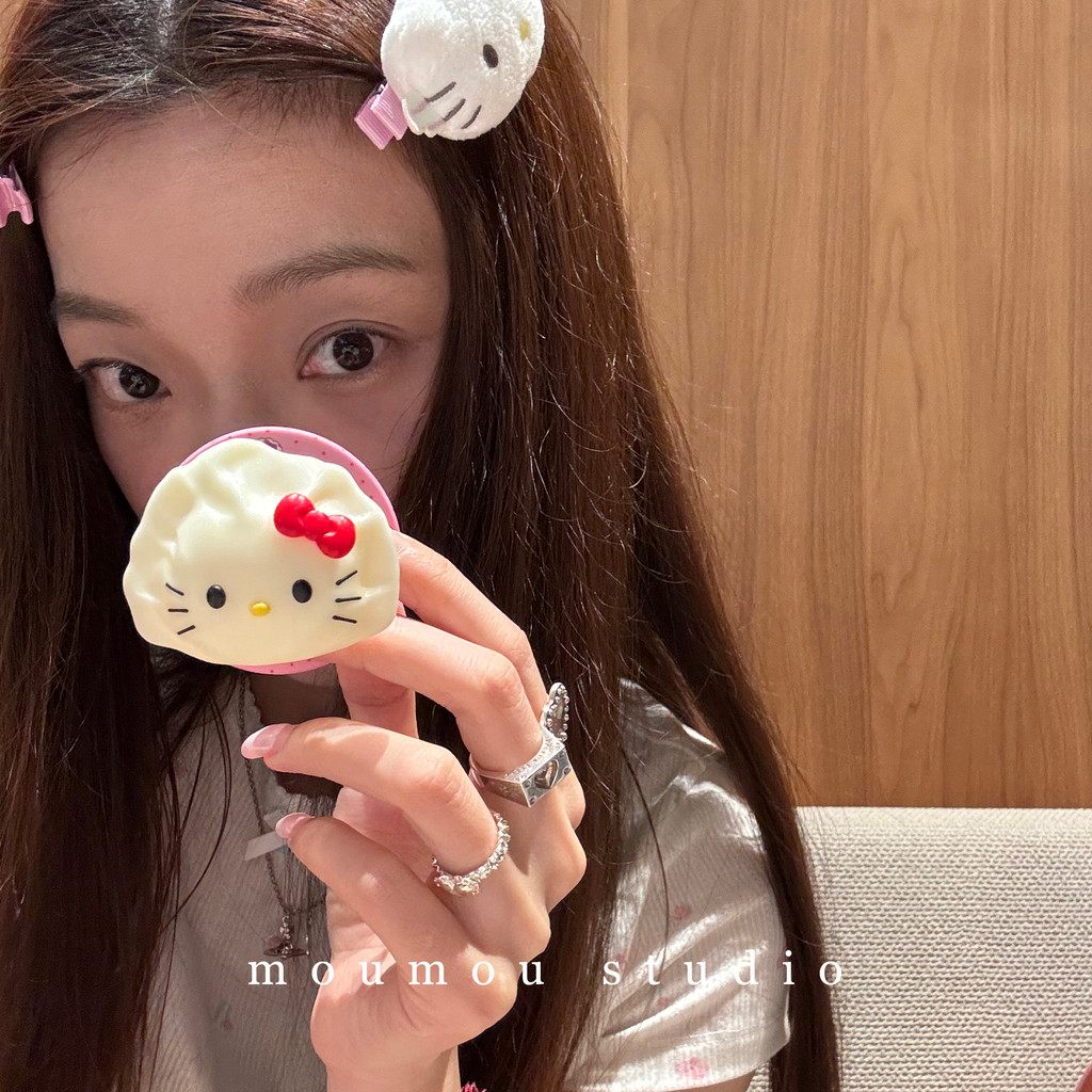 Cute cartoon silicone 3D kitty cat dumplings for magnetic suction ...