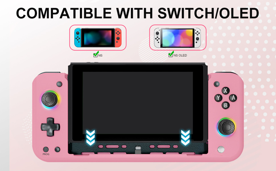 Full-Size Ergonomic Handheld Mode Controller, Wireless Controller for ...