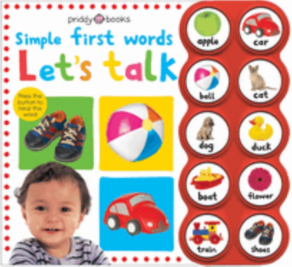 Simple First Words Lets Talk Board Book Interactive Talking Book with ...