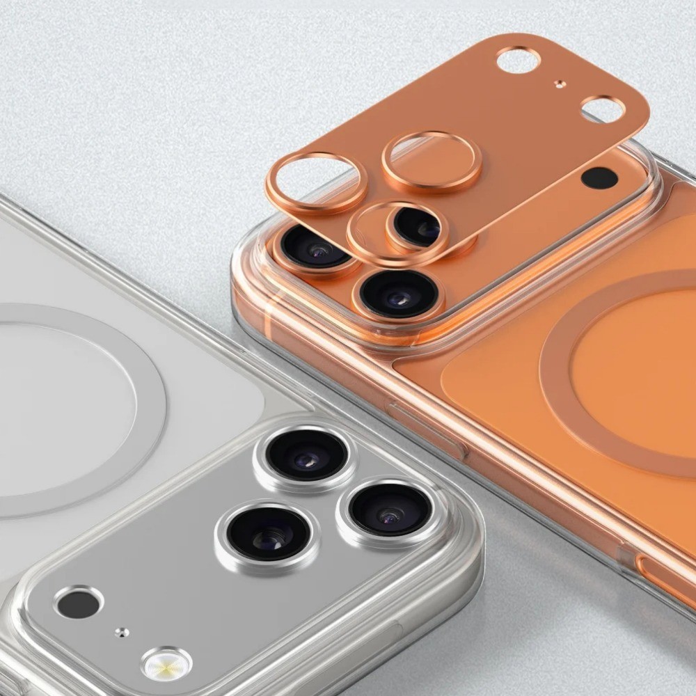 Cosmic Orange Alloy Armor Camera Lens Protector For iPhone 17Pro 17 Pro ...