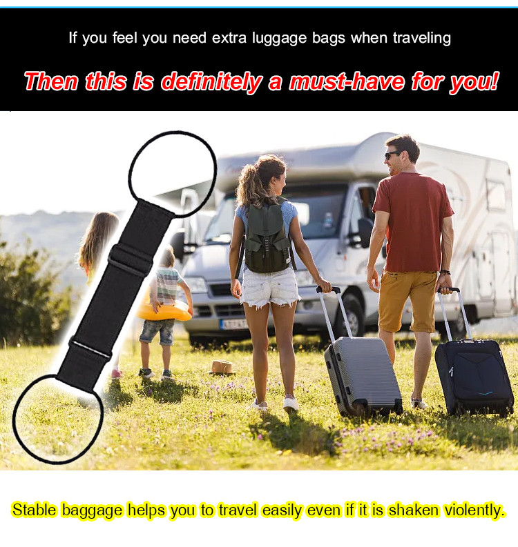 1/2 PCS Portable/Effortless Luggage Packing Straps/Adjustable Securing ...