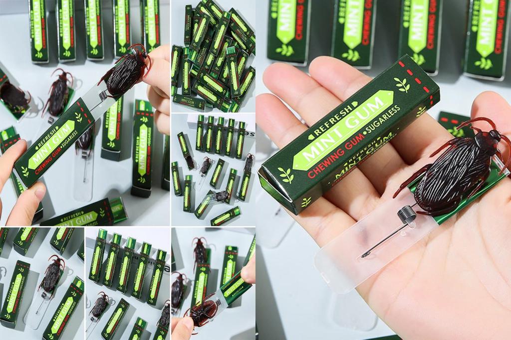 [TM] Funny Trick Gag Gift Chewing Gum Prank Toy 12pcs Prank Chewing Gum ...