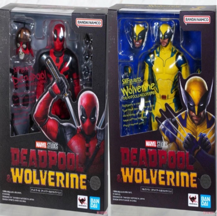 Bandai SHF Marvel 2024 Movie Deadpool & Wolverine Deadpool Wolverine 6 ...