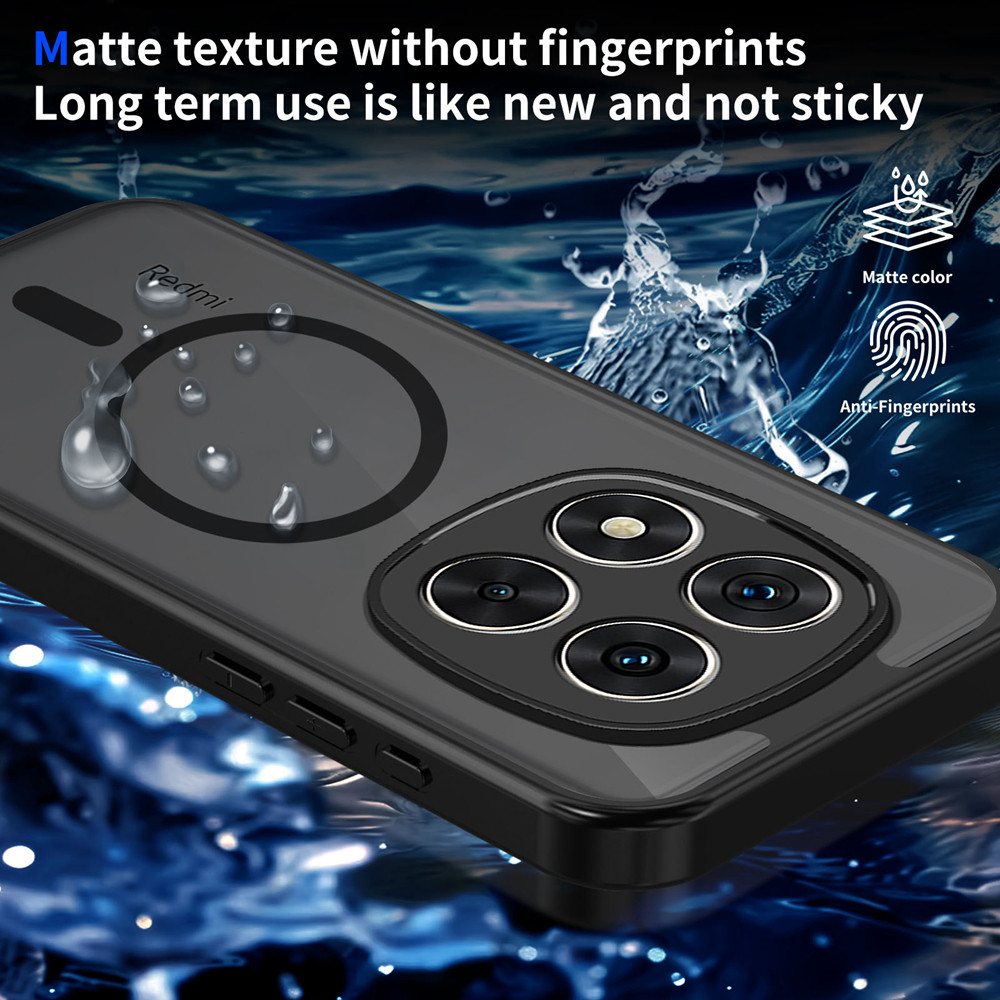 KEYSION Magnetic Phone Case for Redmi Note 14 Pro+ 5G Soft Silicone+PC ...