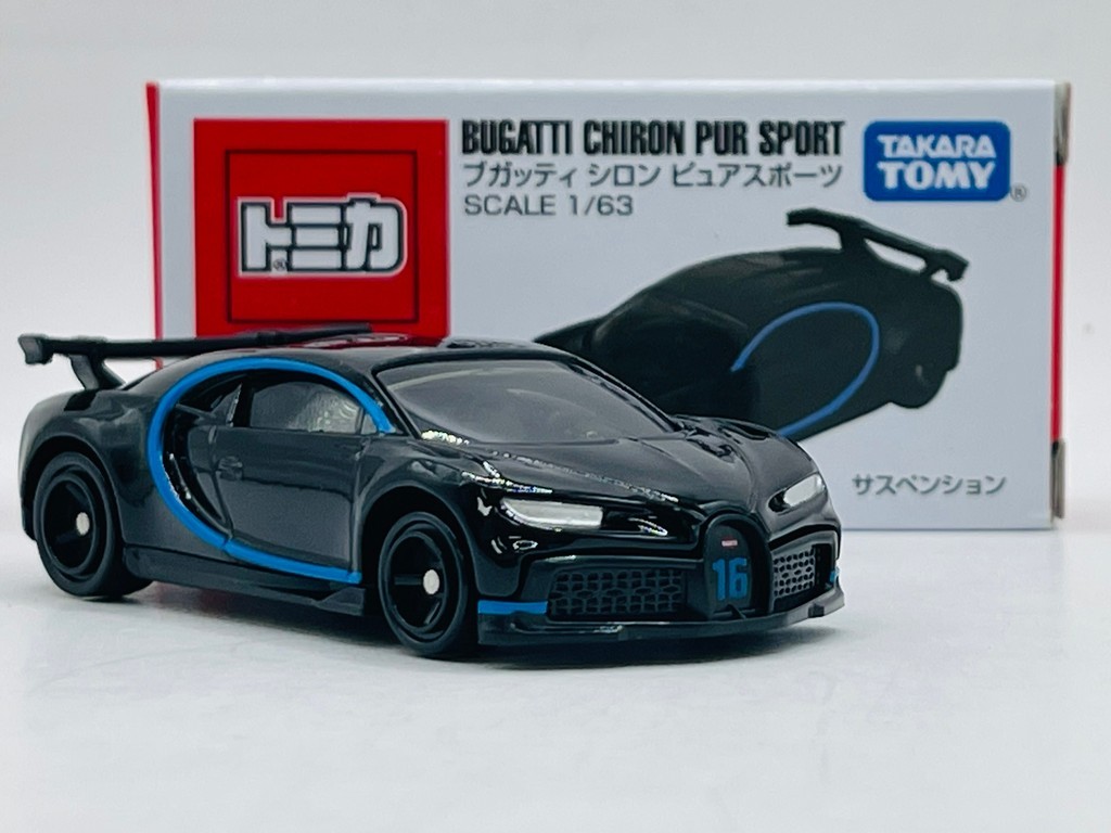 TOMICA Tomei Car BUGATTI Veyron Shanghai Asian Version CHIRON PUR SPORT ...