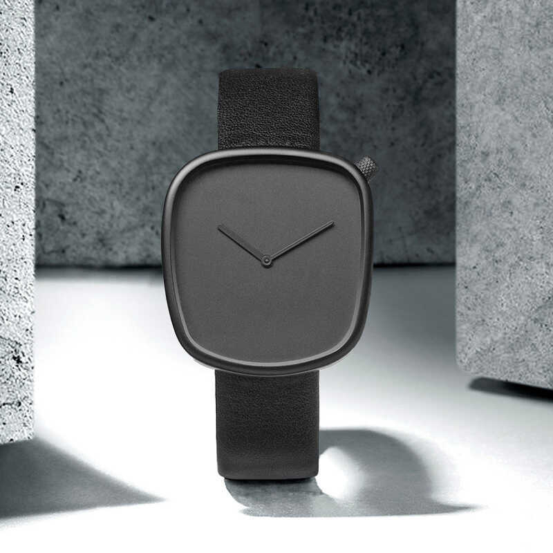 Small Small Amount TOMI TOMI Pebble Watch Quartz Fashion Men Women Belt ...