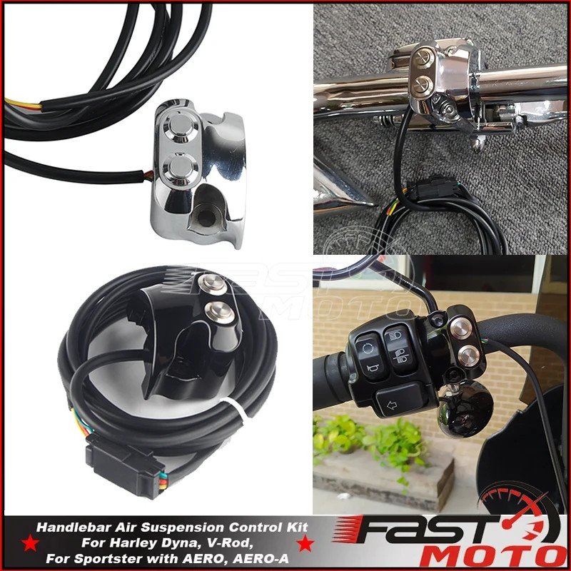 1in 25mm Handlebar Switch Mount For Harley Softail Road King Sportster ...