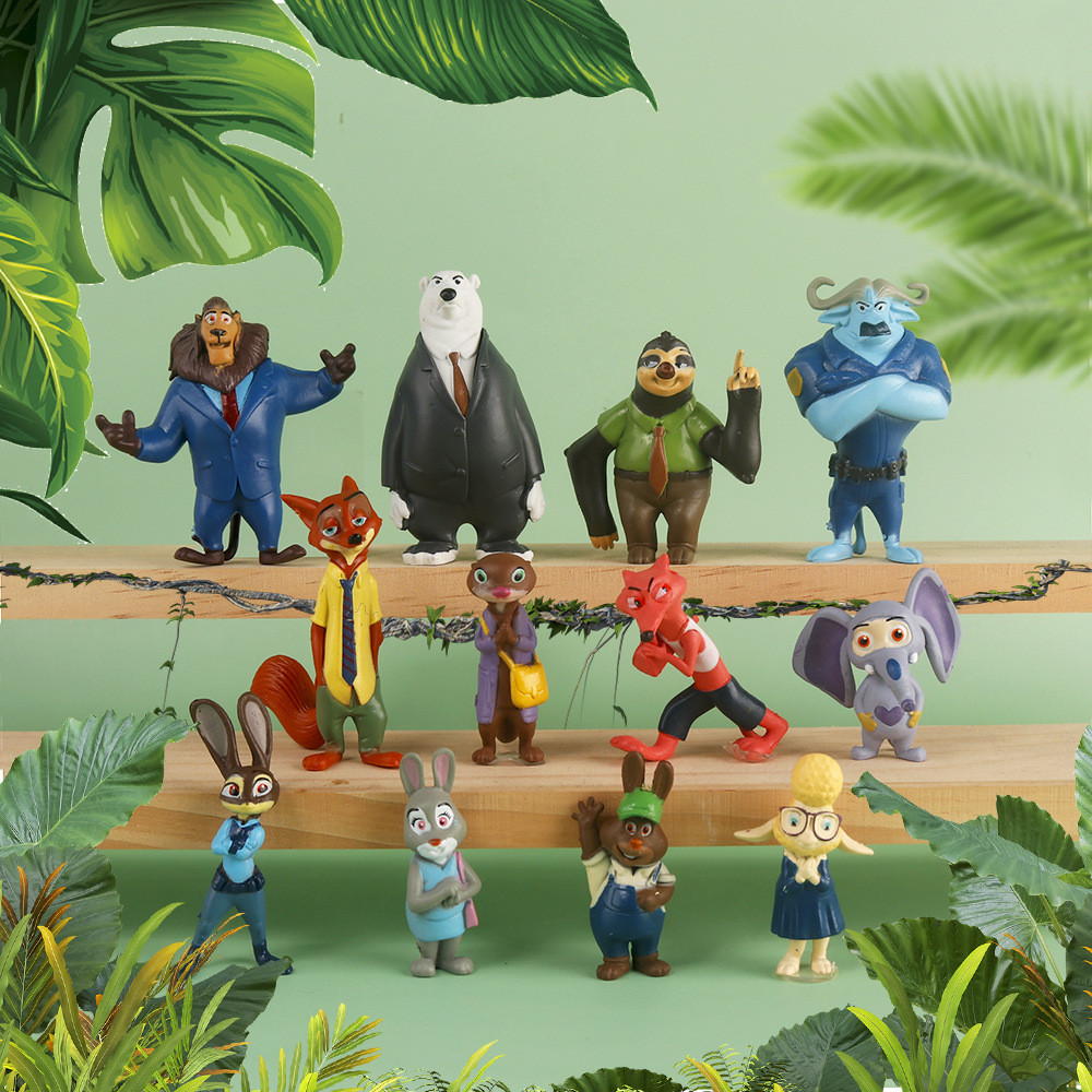 Zootopia Blind Box Doll Fox Nick Rabbit Police Officer Judy Sloth ...