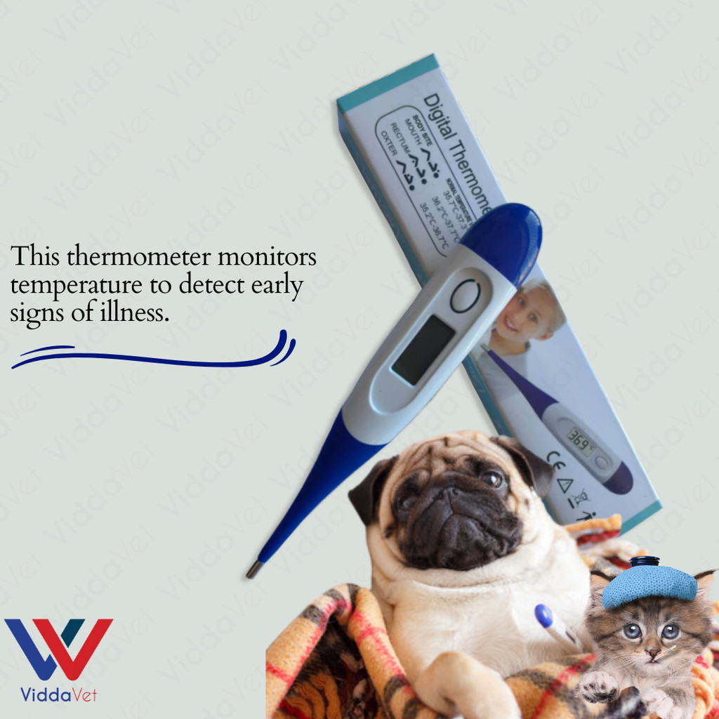 Fast-Reading Farm Digital Thermometer for Livestock and Animals ...